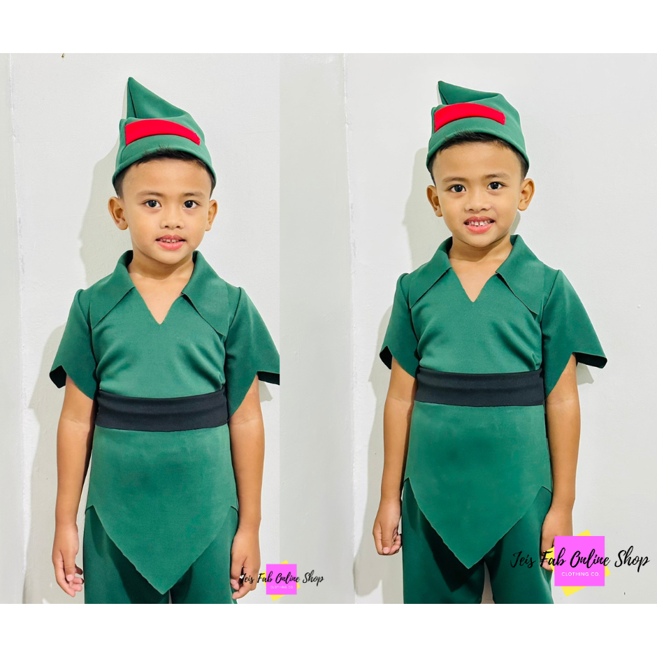 Peter Pan / ELF Costumes outfit for kids boy baby Book character Jeis ...
