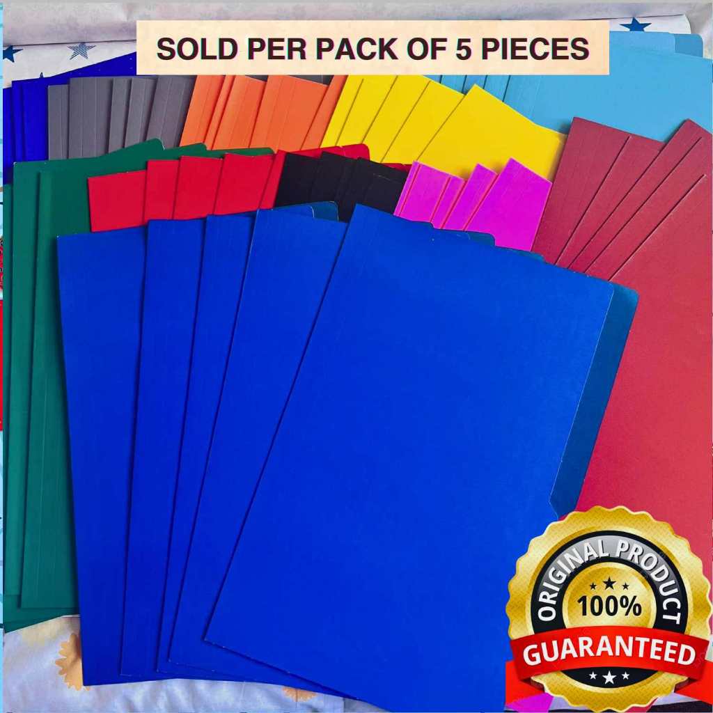 COLORED FOLDER LONG SIZE 11pts (SOLD PER SET OF 5 PIECES) | Shopee ...