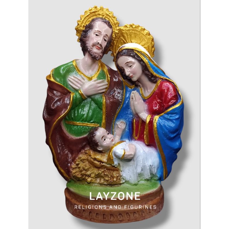 Holy family Nativity Of Jesus / Belen (10/inches) | Shopee Philippines