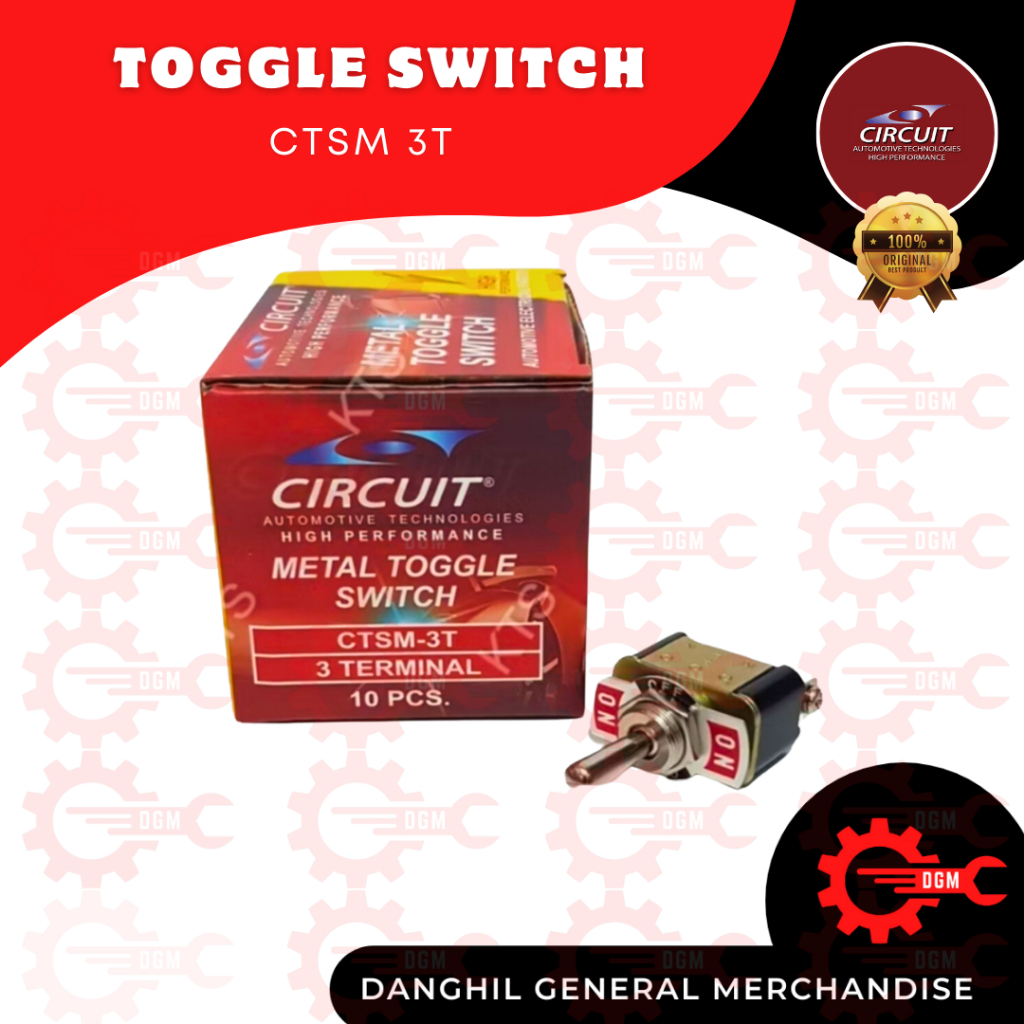 CIRCUIT Toggle Switch Universal (ON-OFF-ON) 3 Terminal (CTSM 3T ...