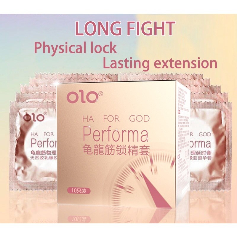 Original OLO 001 Natural Latex Condom Hyaluronic acid 10pcs Discreet and Safe | Shopee Philippines
