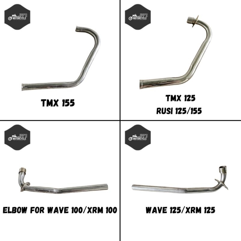 STAINLESS STOCK ELBOW FOR WAVE,XRM, TMX & RUSI | Shopee Philippines