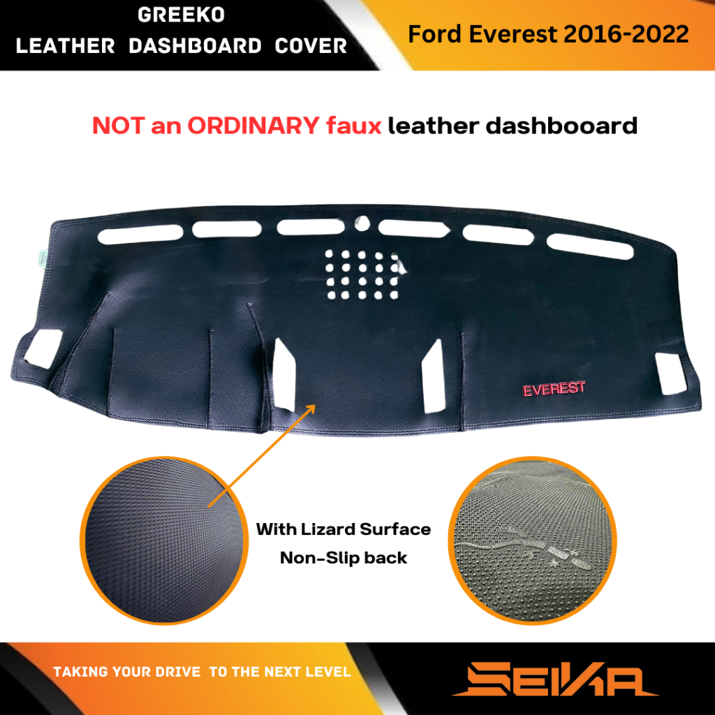 Ford Everest Leather Dashboard cover 2016-2022, ford car accessories ...
