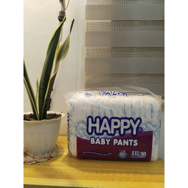 Happy XXL Diapers 30s Pants. Diapers | Shopee Philippines