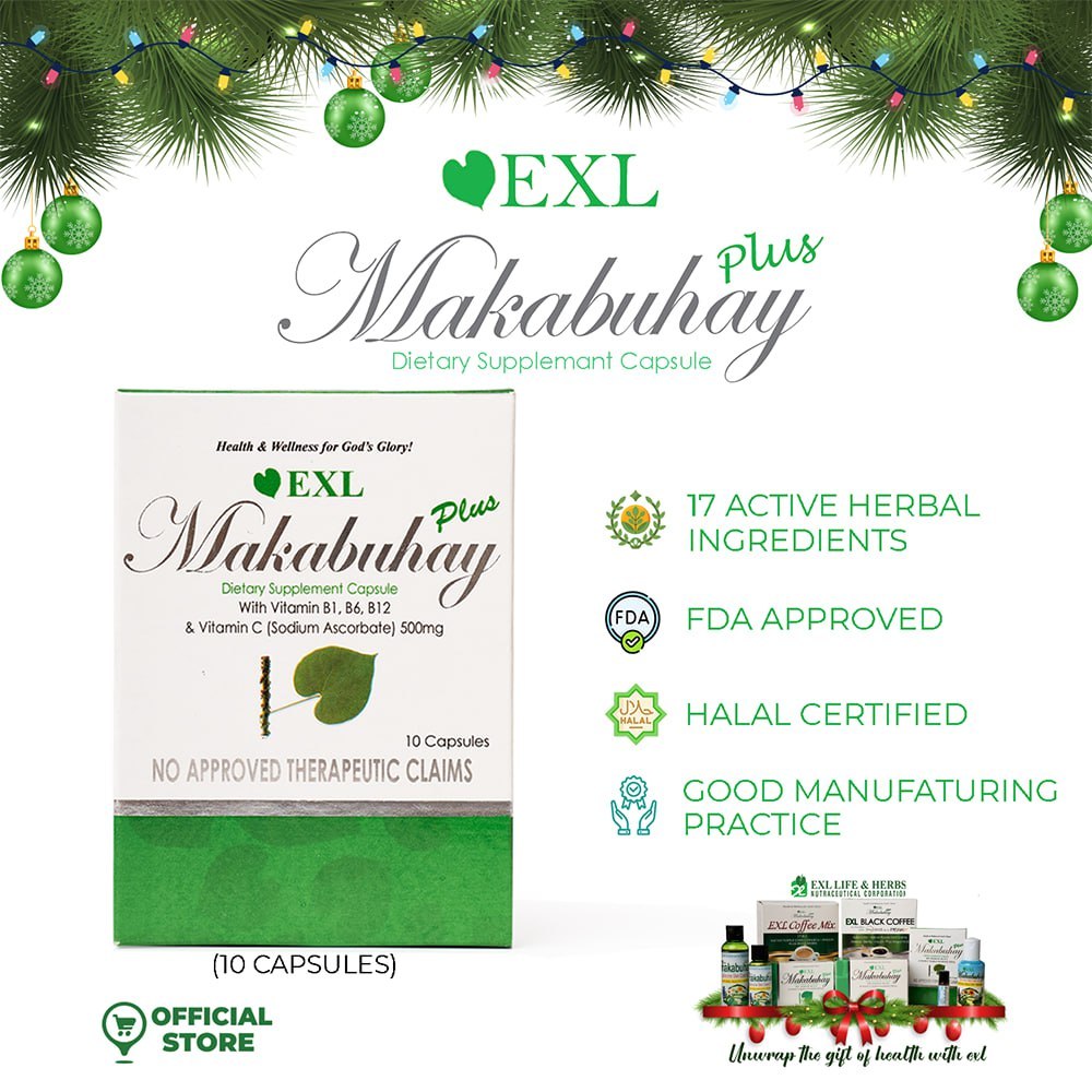 EXL Makabuhay Plus Dietary Supplement (10 capsules per box) | Shopee ...
