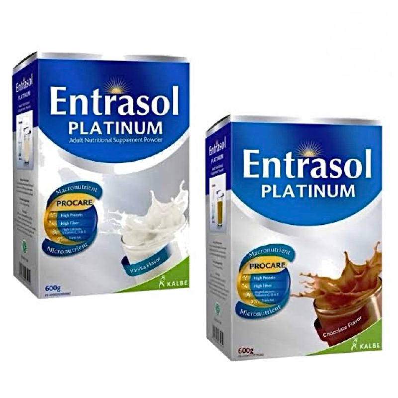 ENTRASOL Platinum Vanilla & Chocolate Flavor | 600g | Shopee Philippines
