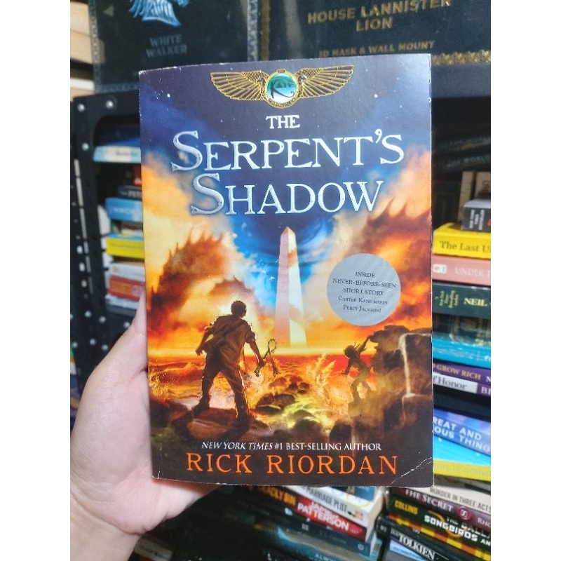 The Kane Chronicles #3 - The Serpent's Shadow by Rick Riordan [PB ...