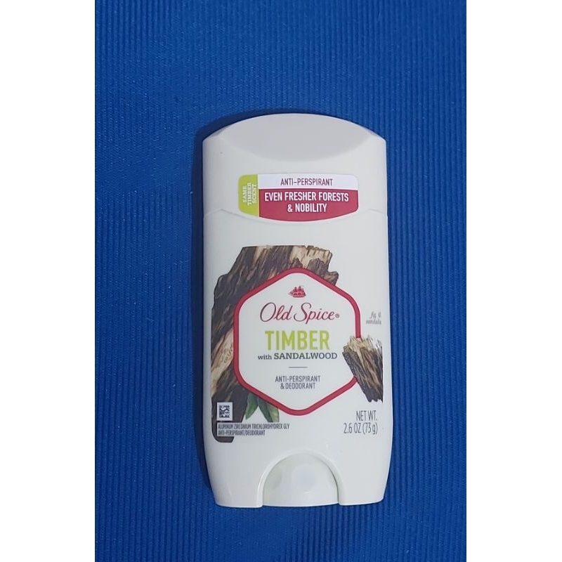 OLD SPICE TIMBER DEODORANT STICK 73G(see product description) | Shopee ...