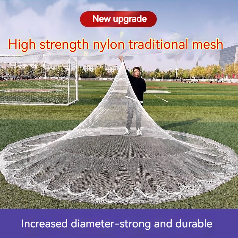 Fishing nets 8M upgraded version of American hand thrown fishing nets ...