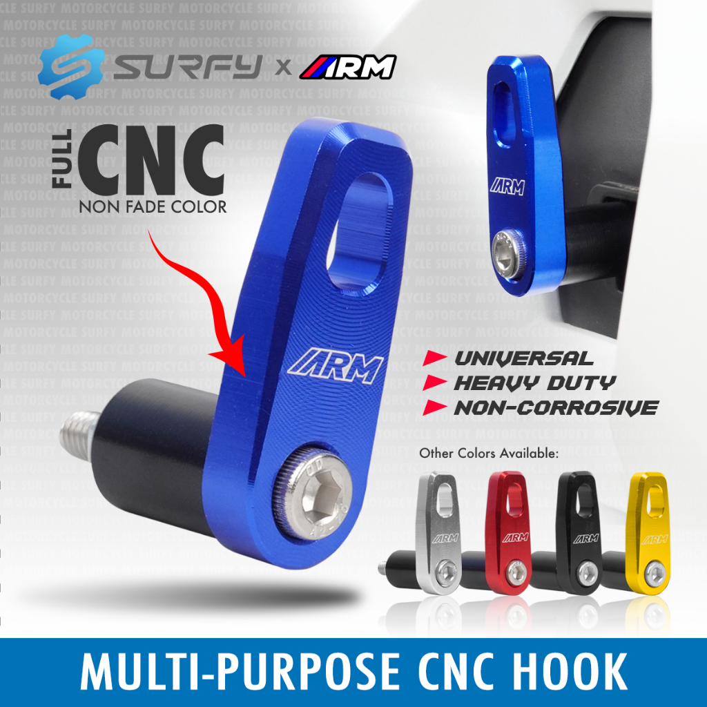 ARM Aluminum Hook CNC Multi-Purpose Universal With Sticker From ...
