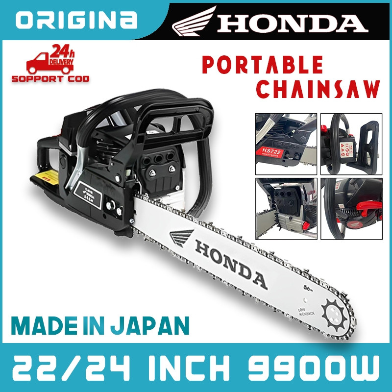 Honda Chainsaw 24 Inches Gasoline Saw 68cc 5.5KW Portable High Power ...