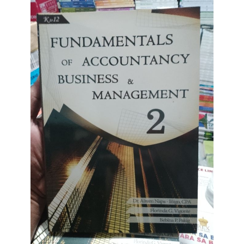 FUNDAMENTALS OF ACCOUNTANCY BUSINESS & MANAGEMENT 2 (brandnew | Shopee ...