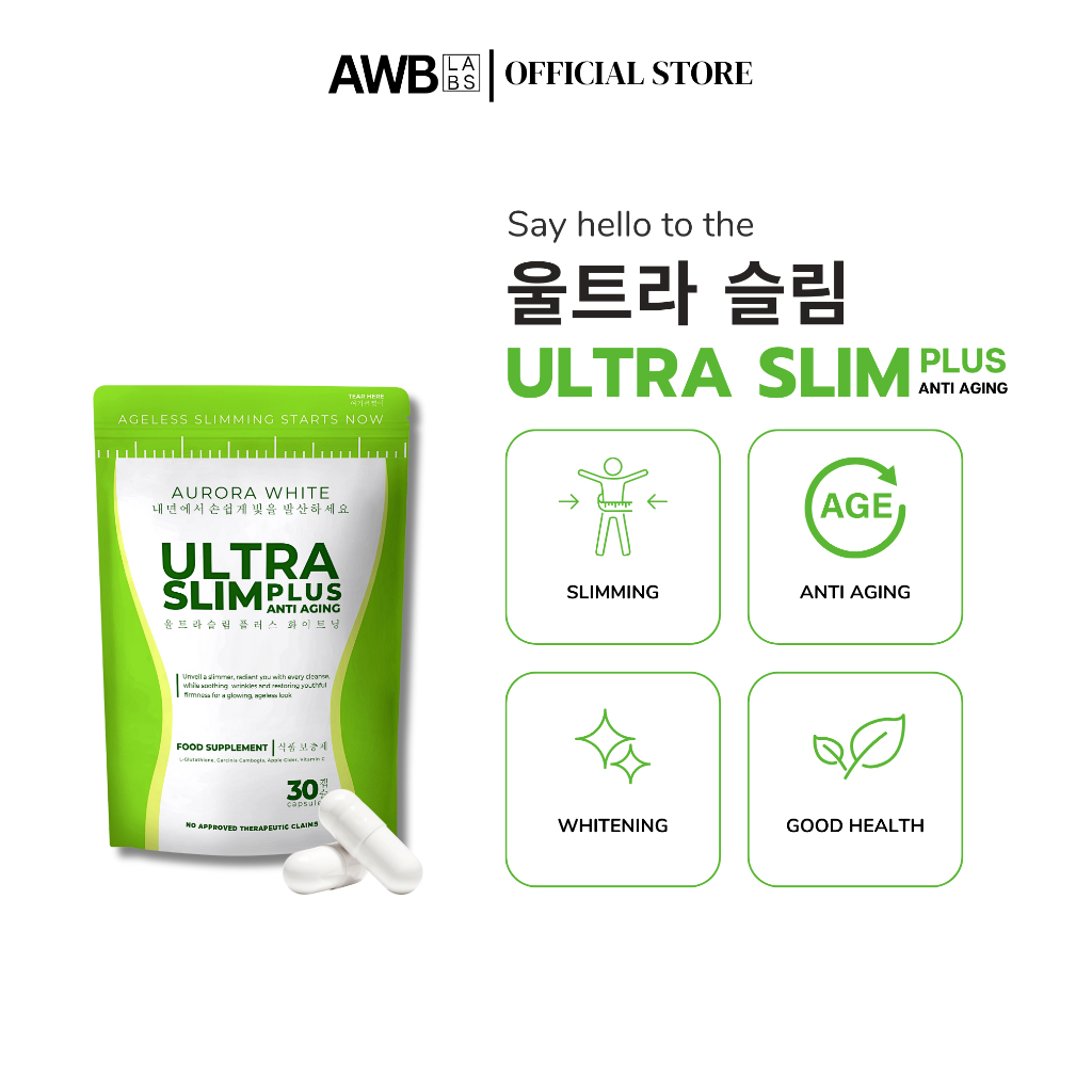 ULTRA Slim + Anti Aging 450mg Glutathione, Garcinia Cambogia Beauty ...