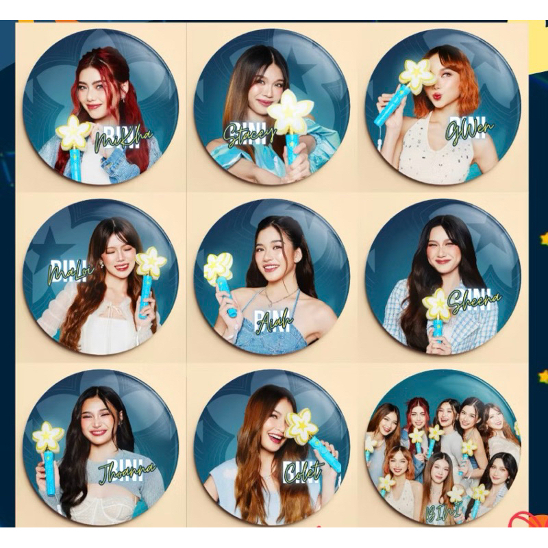 Bini Button Pins 2.25 Inch #5 Glossy | Shopee Philippines