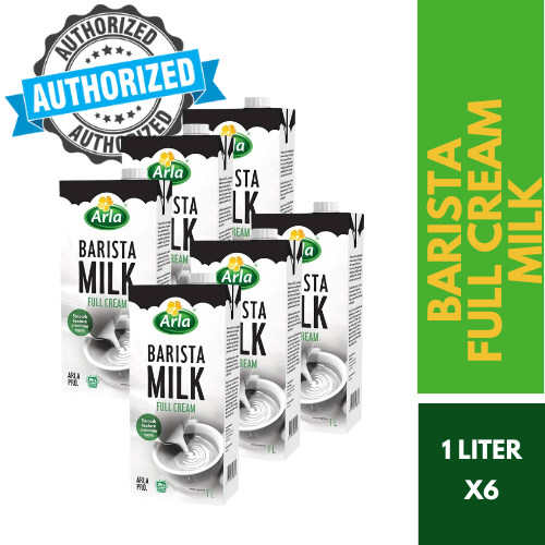 Arla PRO Barista Milk 1L x6 - Perfect for Coffee, Lattes & Cappuccinos ...
