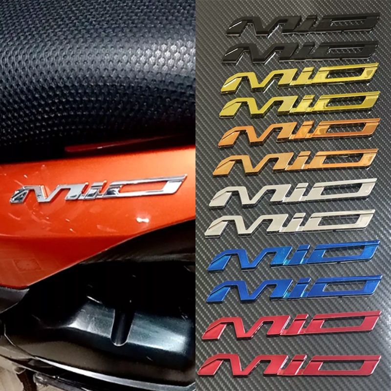 1 pair for yamaha mio emblem motorcycle ABS electroplate 3d logo ...