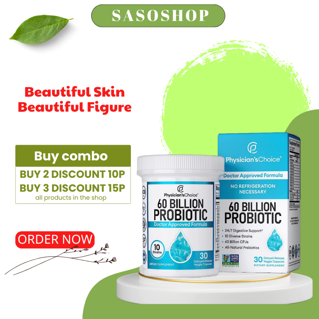 Physician's Choice 60 Billion Probiotic Probiotics support digestion ...