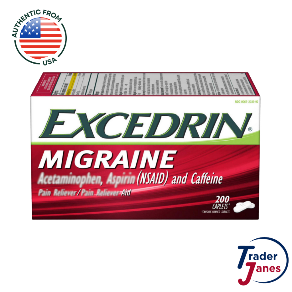Excedrin Migraine Reliever Aid 200 Caplets | Shopee Philippines