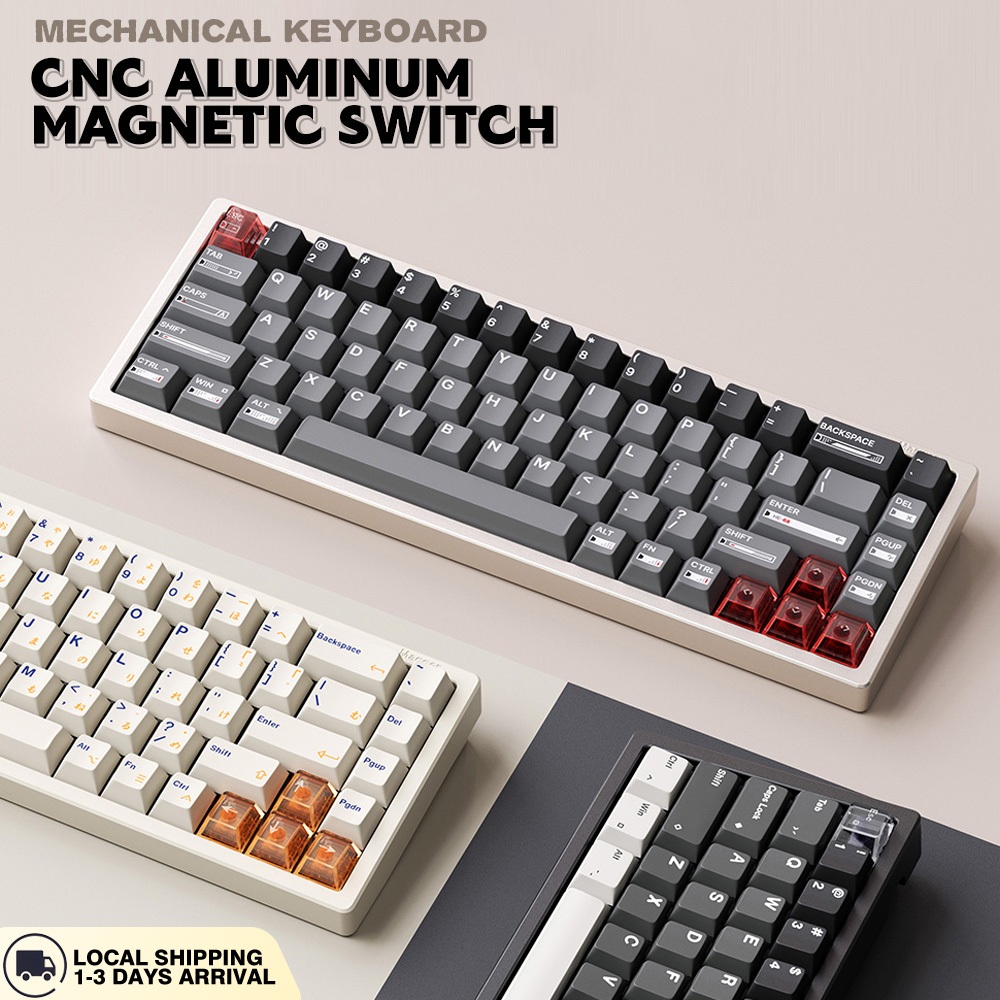 FURYCUBE Magger 68 Aluminum Wired Mechanical Keyboard Magnetic Switch ...