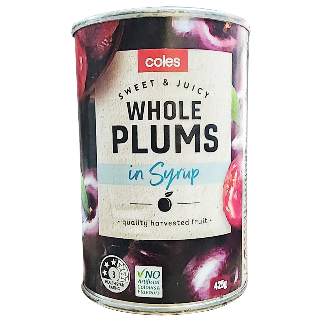 Coles Whole Plums in Syrup - Sweet & Juicy - From USA (425g) | Shopee ...