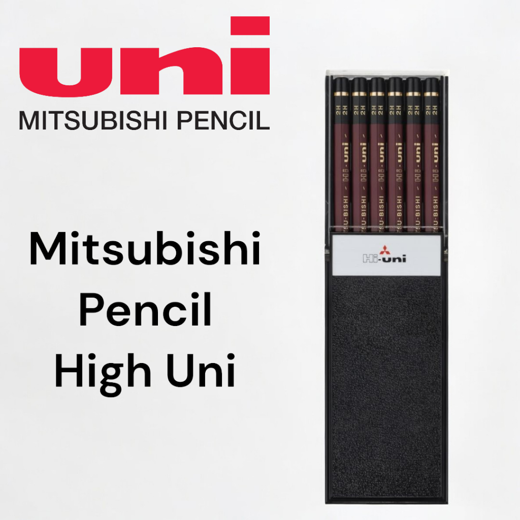 Mitsubishi Pencil Hi-Uni 5H 1 dozen HU5H 2H 1 dozen HU2H 3B 1 dozen HU3B 3H 1 dozen HU3H ...