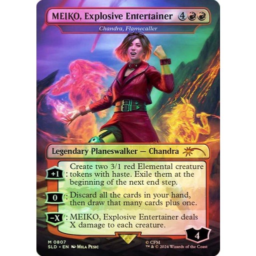Magic the Gathering | Meiko, Explosive Entertainer / Chandra ...