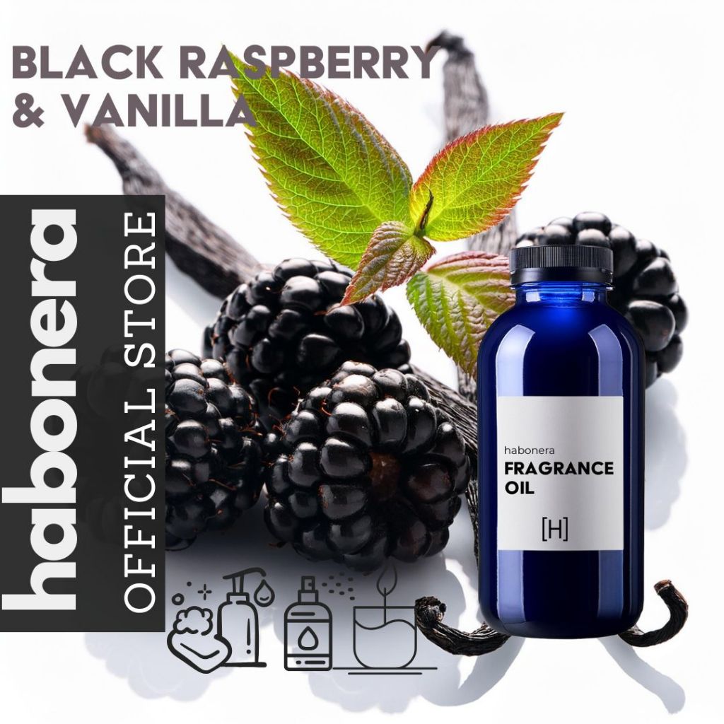 Habonera Premium Black Raspberry & Vanilla Fragrance Oil for Soaps ...