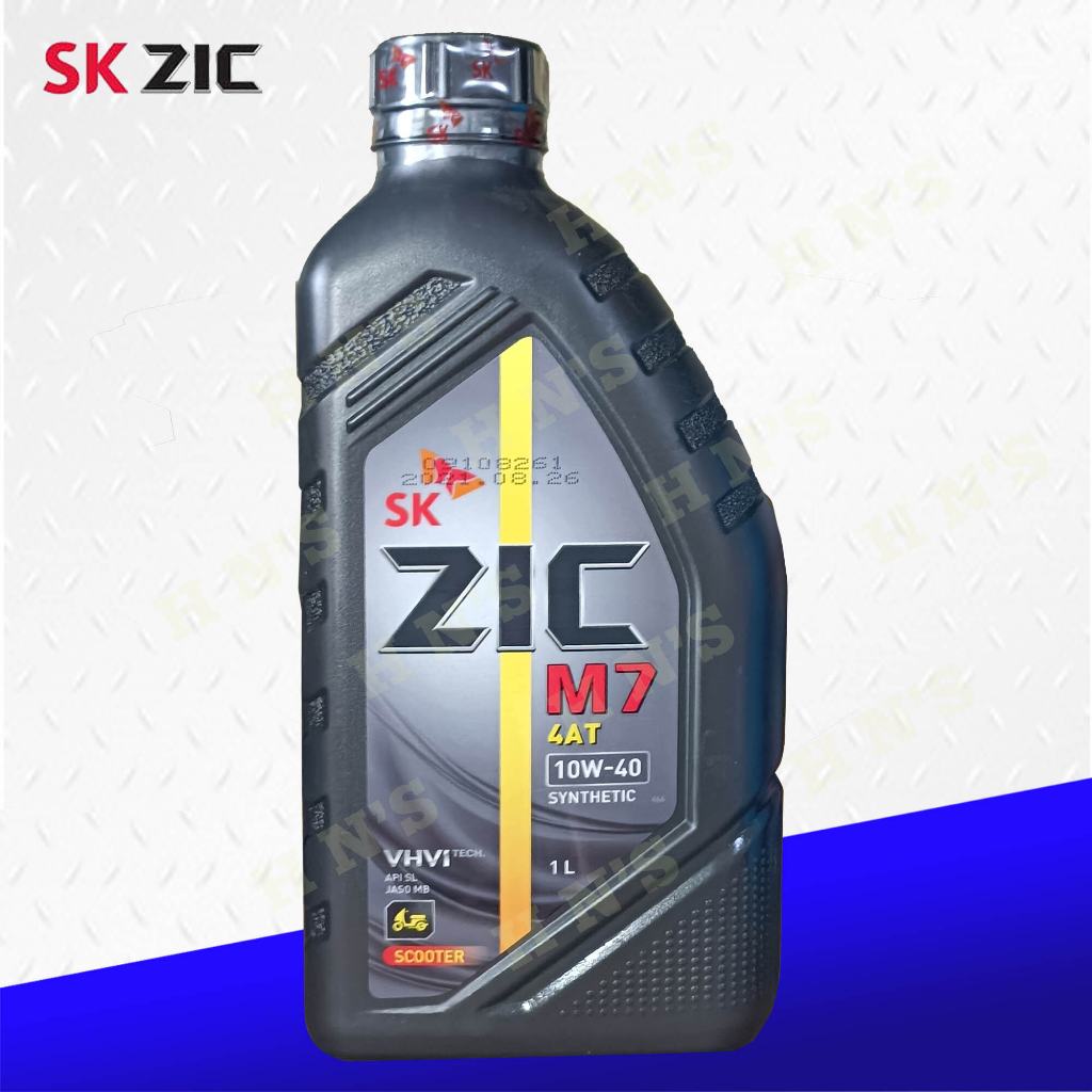 SK ZIC M7 4T 10W-40 JASO MB Synthetic SCOOTER Oil 1L ( 1 Liter ...