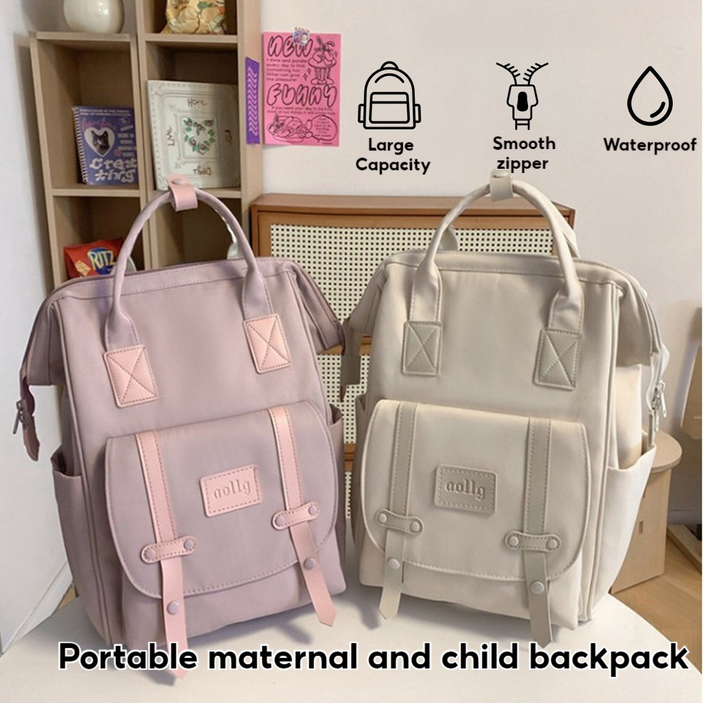 Travel Crib Baby Bag Mommy Backpack Portable Foldable Mummy Backpack ...