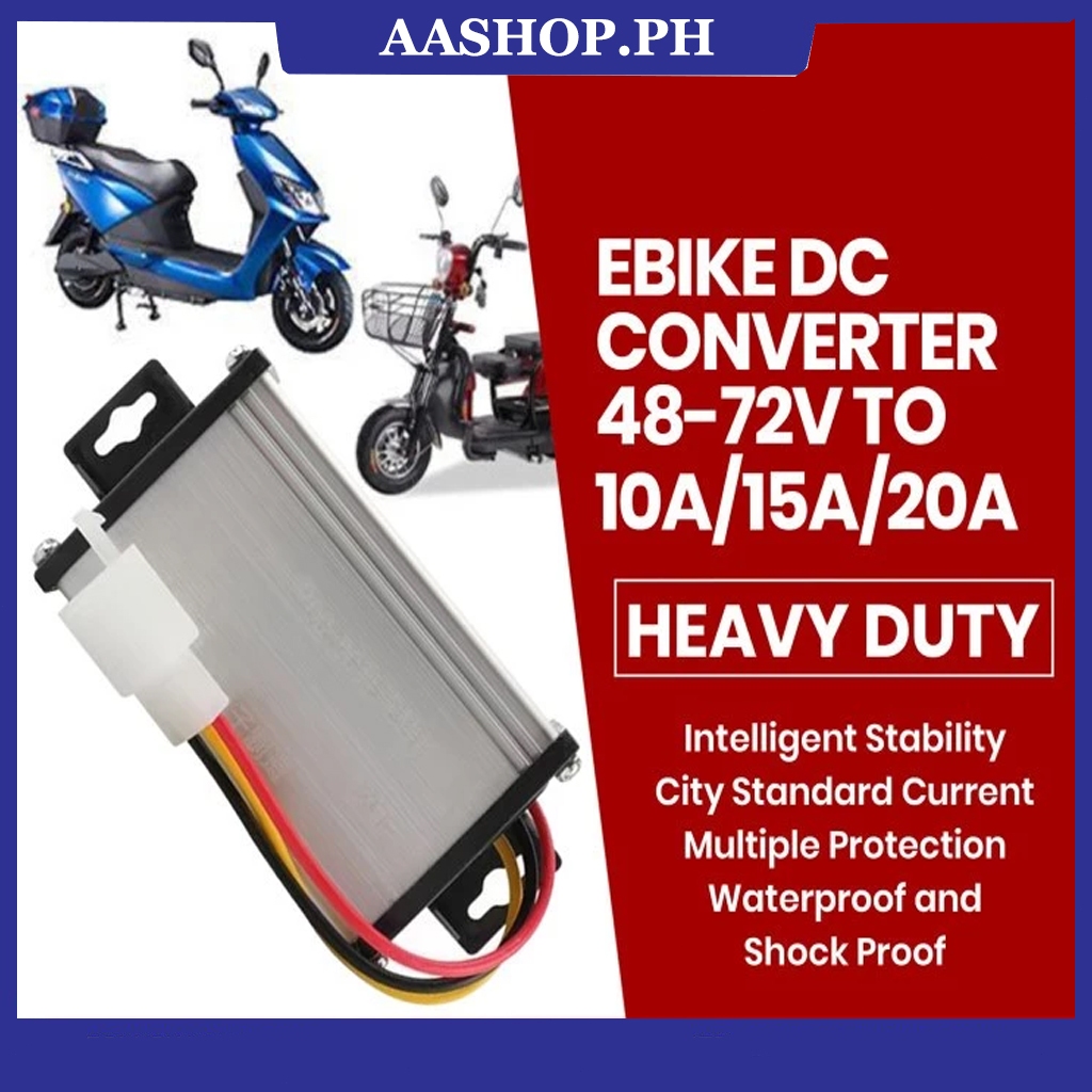 E-Bike Transformer Converter Adapter DC 36V 72V To 12V 10A 100W ...