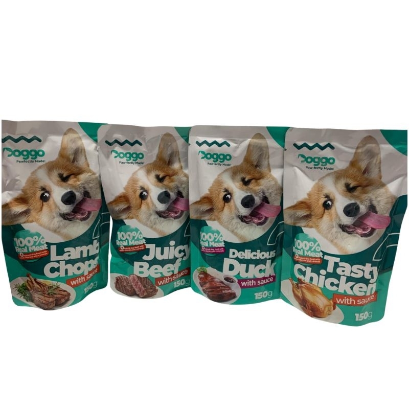 DOGGO wet food in pouch 150g | Shopee Philippines