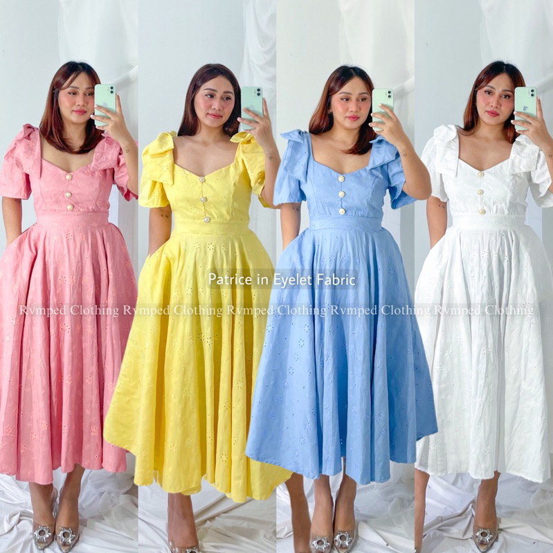 RVMPED Patrice EYELET Bow Circle Dress | Shopee Philippines