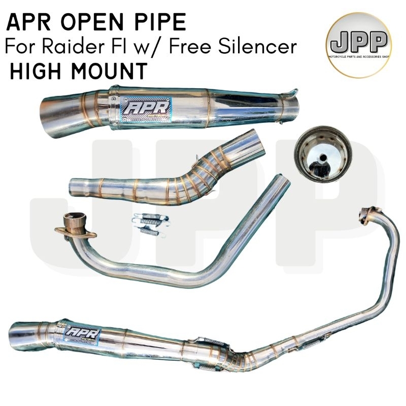 APR Open Pipe Raider FI with Free Silencer (High Mount) | Shopee ...