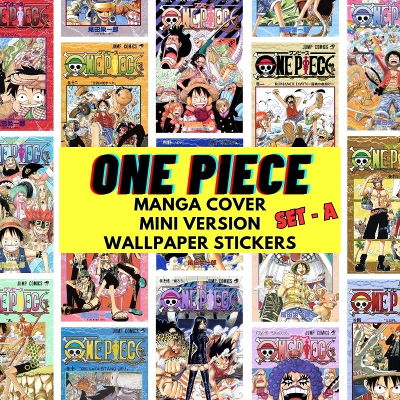 One Piece Manga cover wall sticker | Shopee Philippines