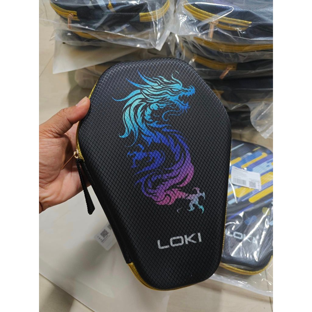 New 2024 Design Loki Eva Hard Racket Case Original table tennis Case Pingpong Bat Case Bag ...