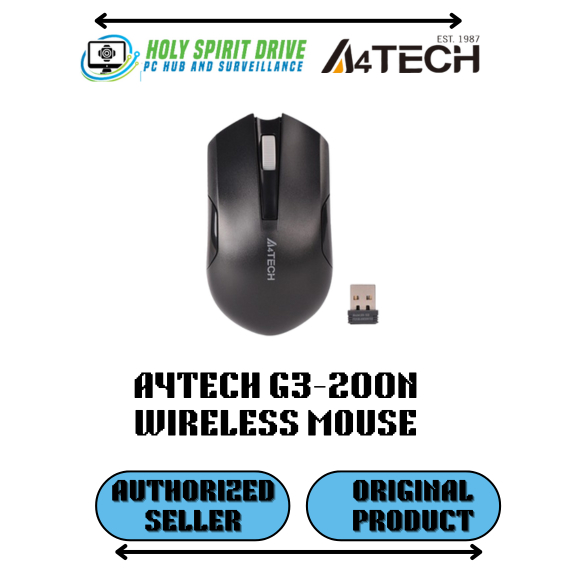 A4TECH G3-200N WIRELESS MOUSE | Shopee Philippines