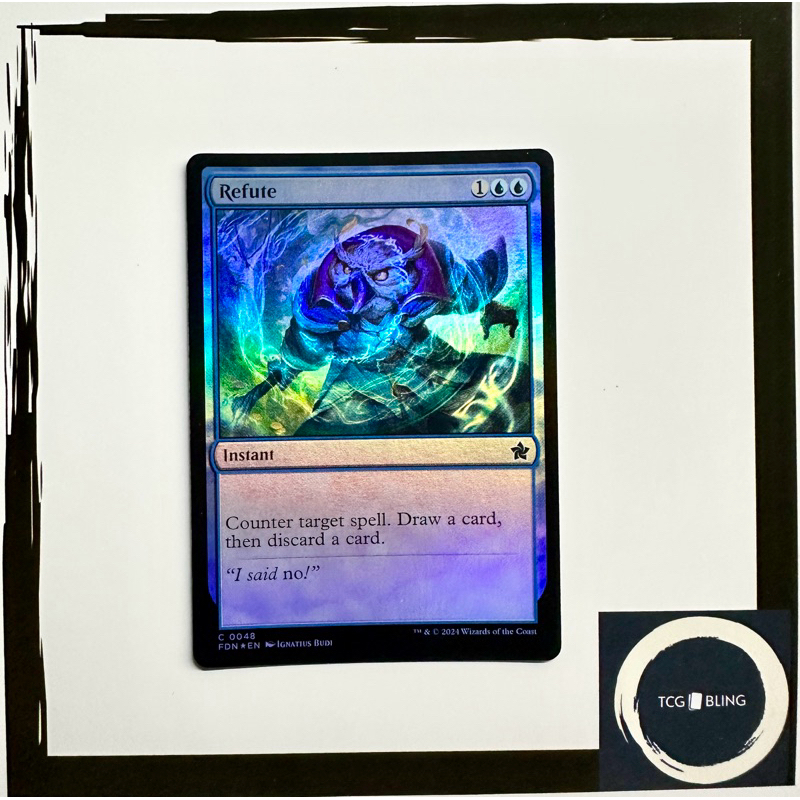 Refute MTG - Foundations (Normal Foil) | Shopee Philippines