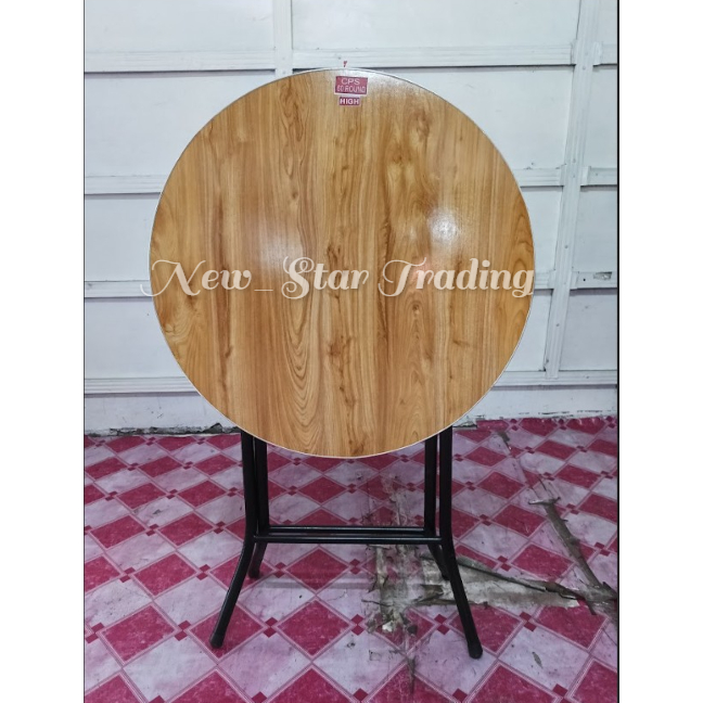 60cm HIGH ROUND TABLE / HEAVY DUTY FOLDING TABLE /[ FULLY ASSEMBLED ...