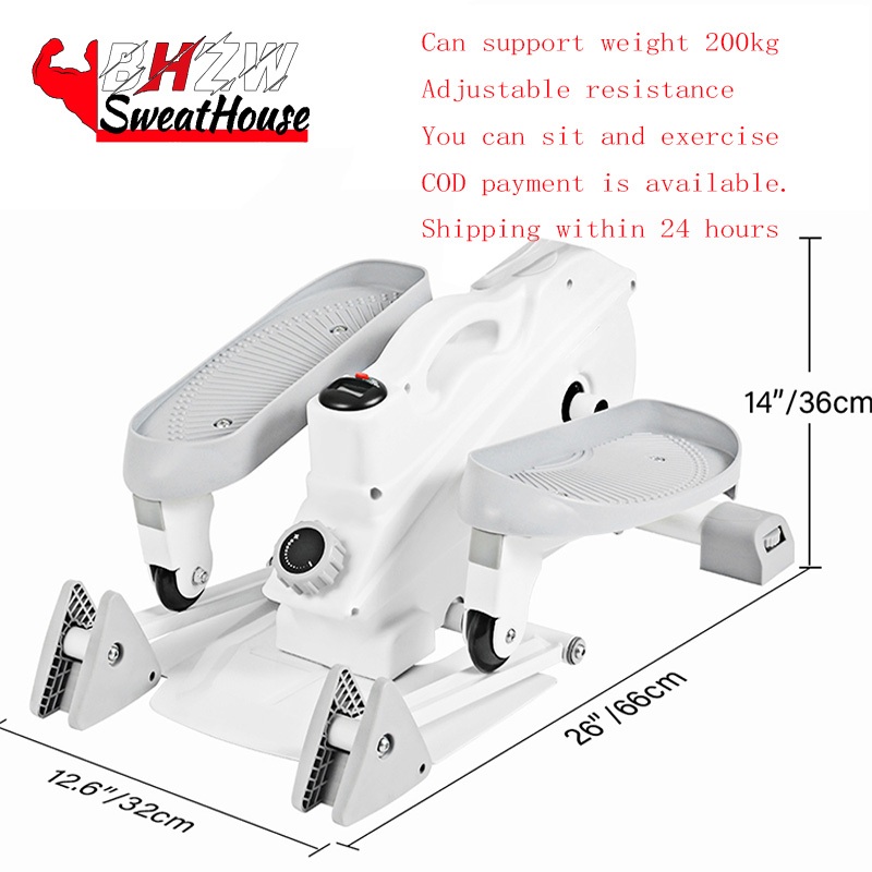 Mini Elliptical Stepper Machine Exercise Bike With Tension Knob ...