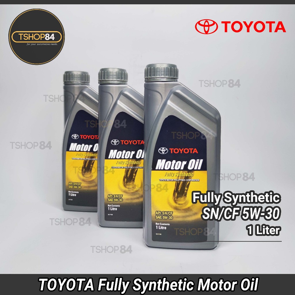 TOYOTA Motor Oil Fully Synthetic 5W-30 1L (GRAY) [RETAIL and WHOLESALE ...