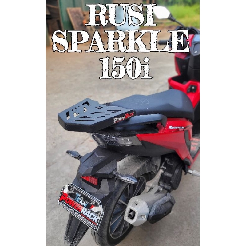 RUSI SPARKLE 125 / 150i / TOPBOX BRACKET / LAZER CUT PLATED TYPE ...