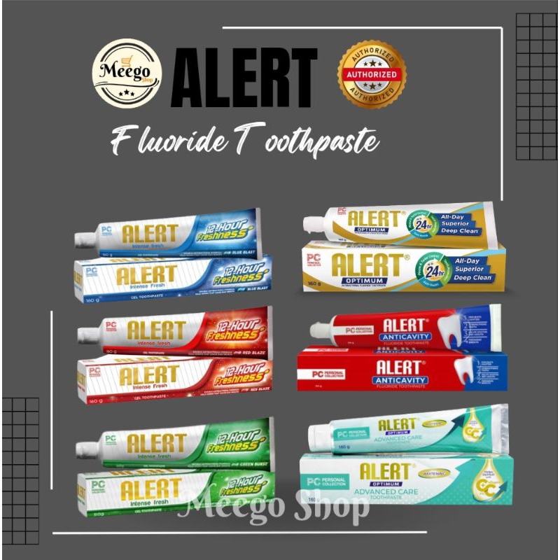 ALERT FLUORIDE AND GEL TOOTHPASTE | Shopee Philippines