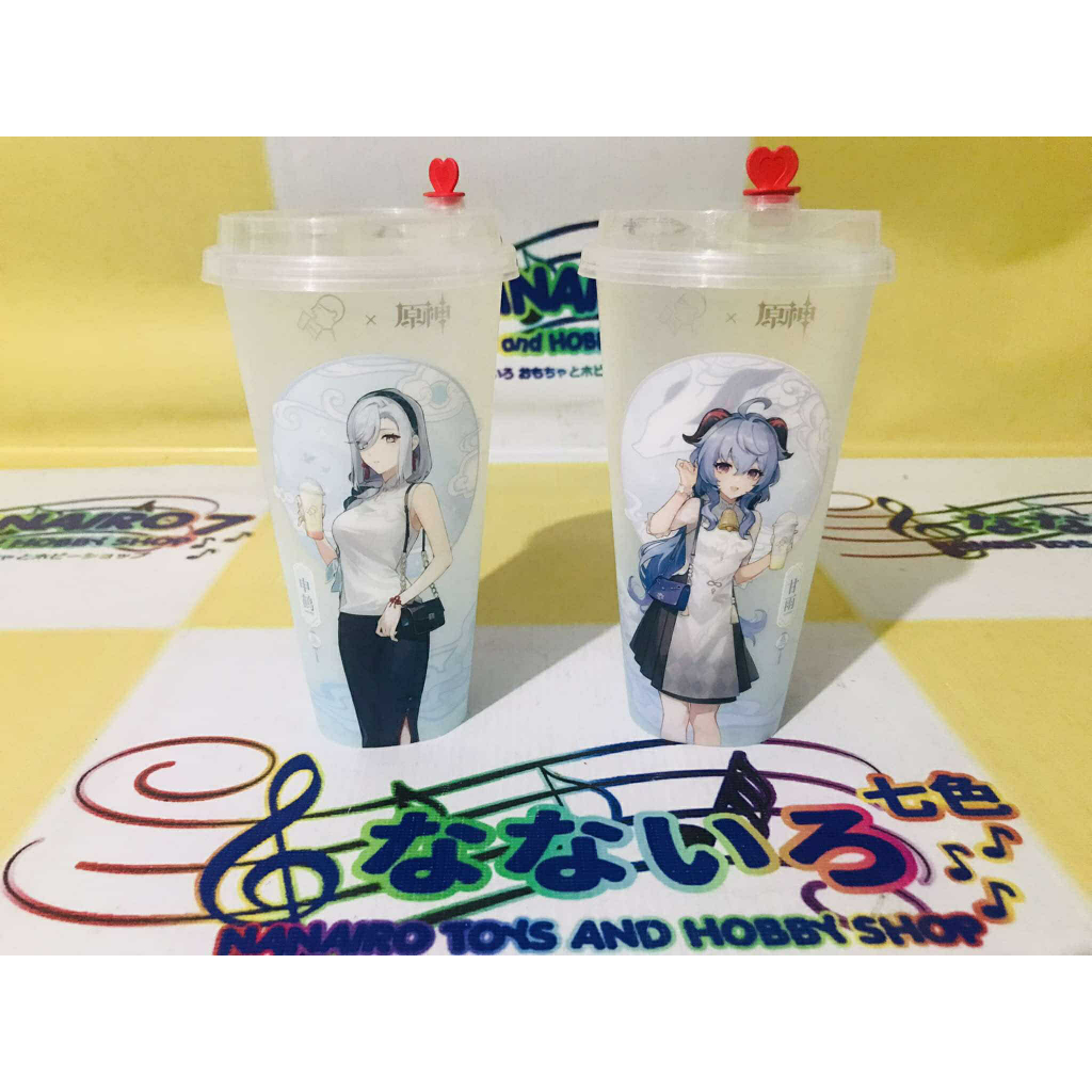 miHoYo Genshin Impact HeyTea Ganyu & Shenhe Collab Tumbler | Shopee ...