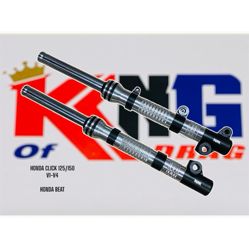 KING DRAG FRONT SHOCK LIGHTEN HONDA CLICK 125/150 2-TONE | Shopee Philippines
