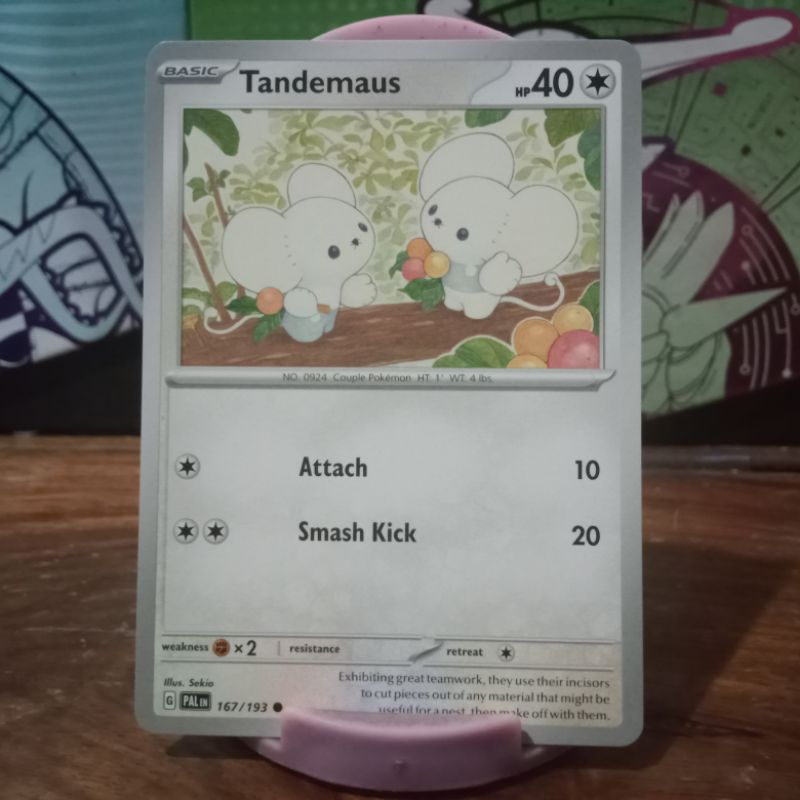 Tandemaus - 167/193 - Common Paldea Evolved Pokemon TCG | Shopee ...
