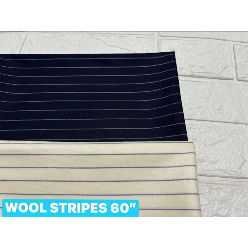 Wool Stripes Fabrics 60” | Shopee Philippines