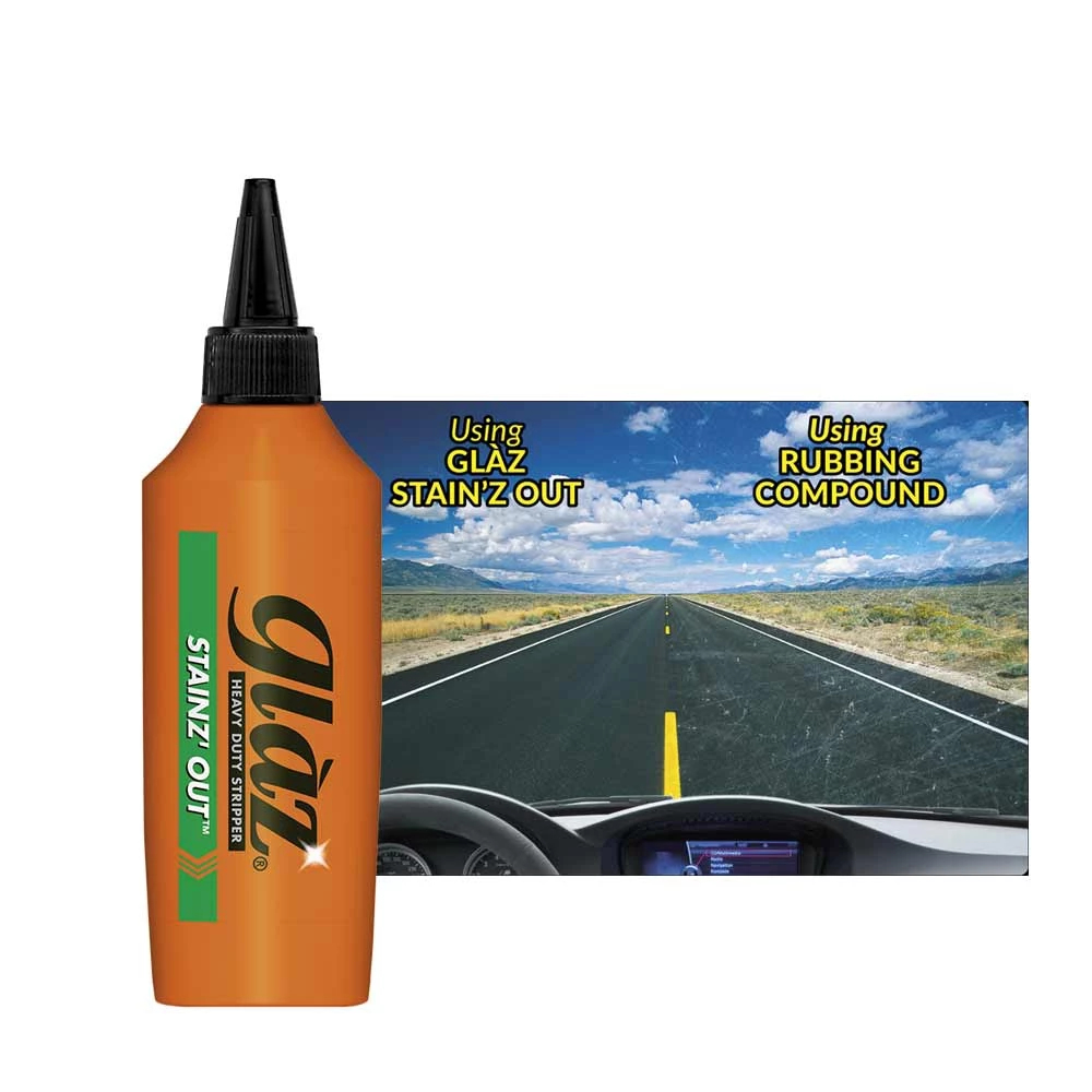 Microtex MTX Glass Care Heavy Duty Stain Stripper Glaz Stainz Out 70ml ...