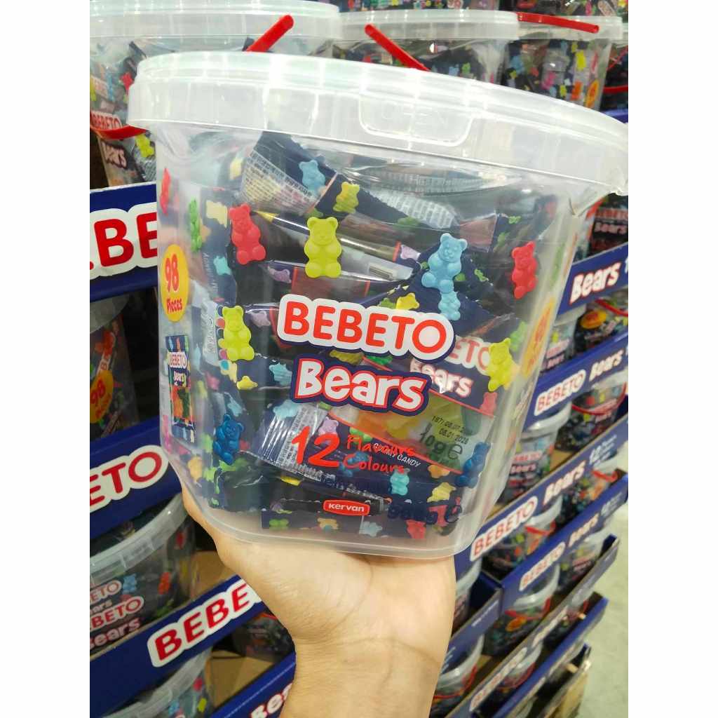 Bebeto Mini Bears Bucket 980g | Shopee Philippines