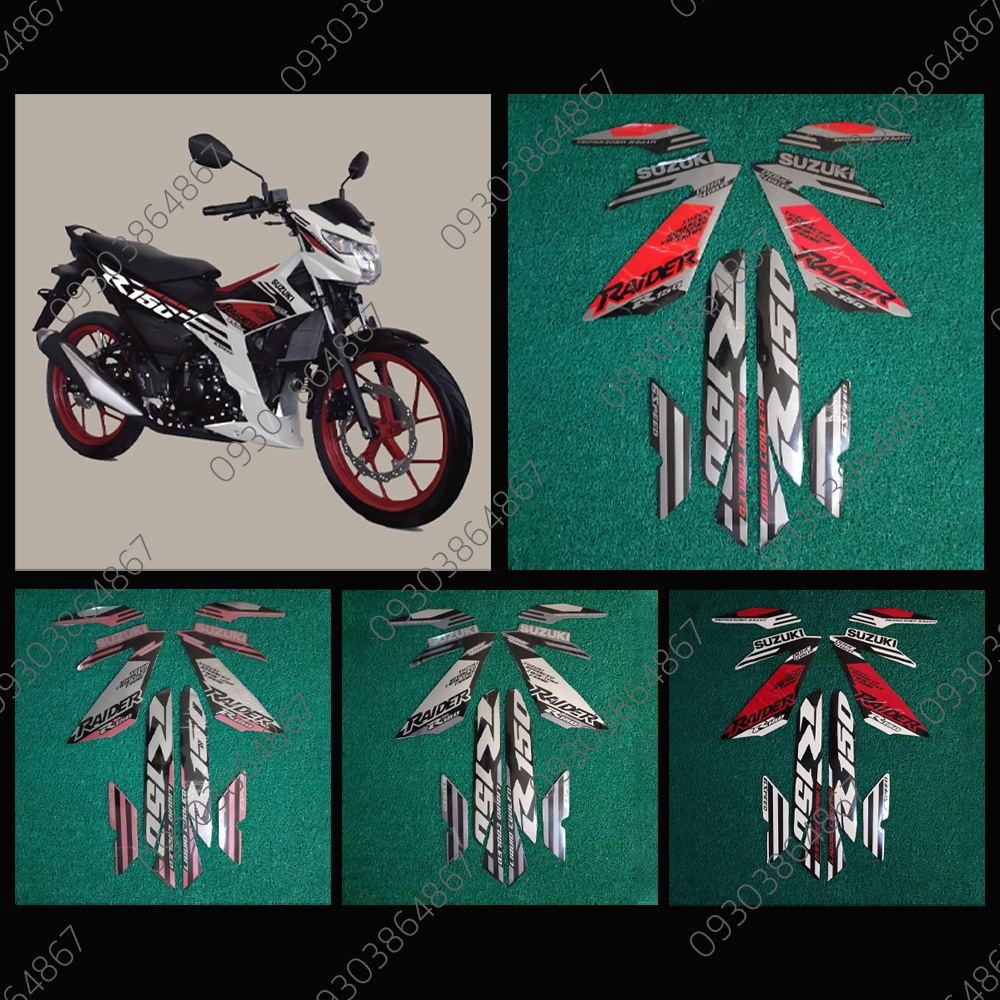 SUZUKI RAIDER 150Fi #22 Stock Decal/Sticker | Shopee Philippines