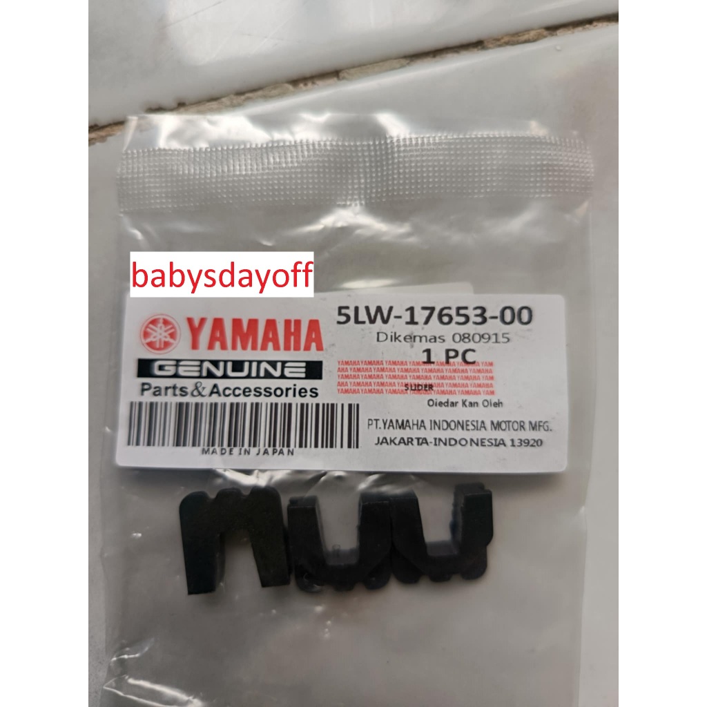 GENUINE Pulley Slide Slider Piece / Slider AUTHENTIC 100% Orig Yamaha AEROX V1 V2, NMAX V2 V2 M3 ...